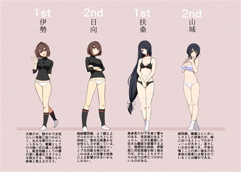 Yamashiro Fusou Hyuuga And Ise Kantai Collection Drawn By
