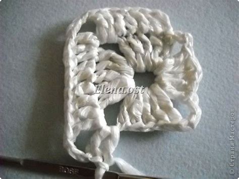 Вязаная сумка из квадратов