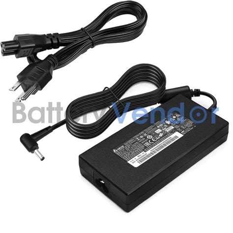 W MSI GF Thin SCXR Power AC Adapter Charger With Power Cord