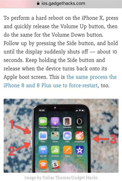 How To Hard Reboot When Holding Down Side Button Volume Doesnt Work