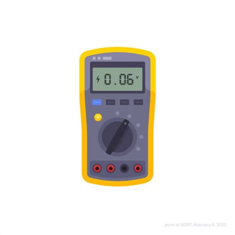 Multimeter Vector Daily Illustration 2024