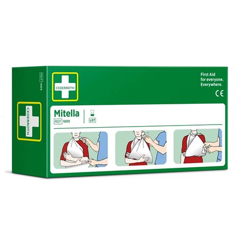 Mitella Paket Med Stödförband Och Säkerhetsnålar