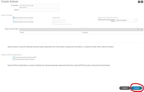 Implementación del routing de tránsito de ACI multipod Cisco