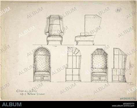 Charles Hindley And Sons Designs For Chair And Window Seats Album