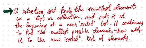 exponentially easy selection sort by vaidehi joshi basecs medium