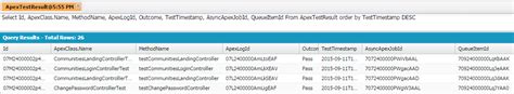Nerd Work Salesforce The Sobject Crusade ApexTestResult