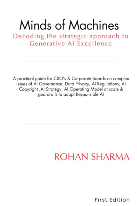 Buy Minds Of Machines Decoding The Strategic Approach To Generative Ai Excellence Online At