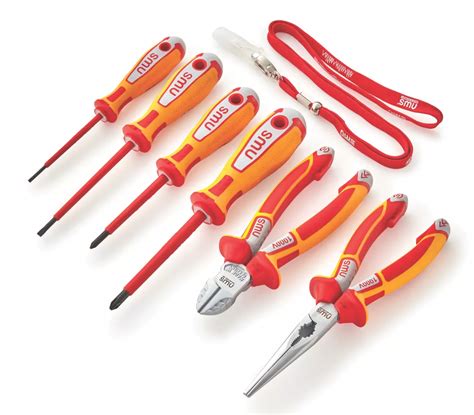 Nws N756 Vde Pliers Cutters And Screwdriver Set 7 Pieces Screwfix