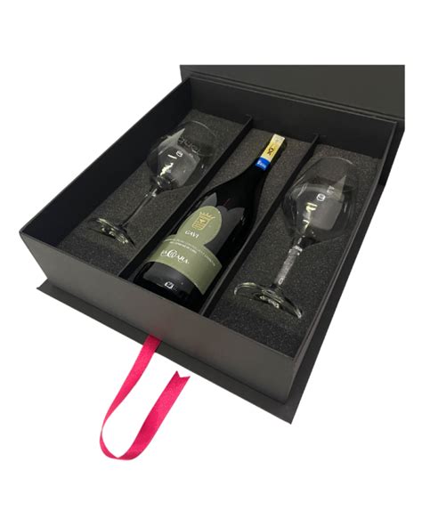 Gavi DOCG Copas De Vidrio Caja Premium Bouquet Vinos Ecuador