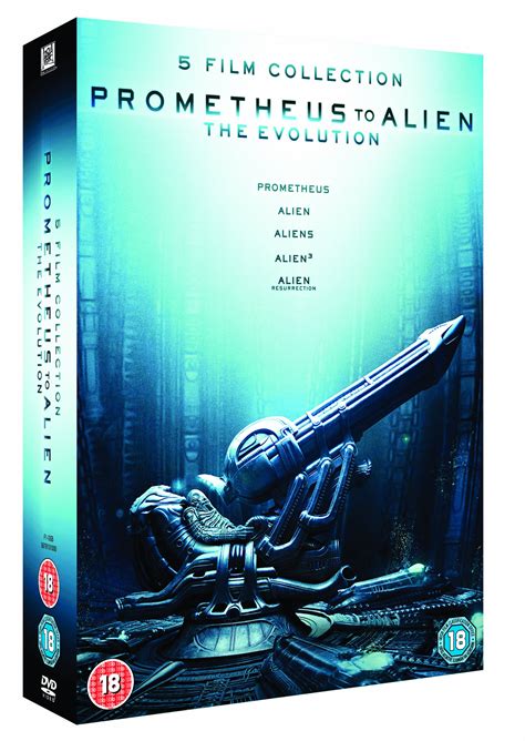 Prometheus To Alien The Evolution 5 Film Collection Dvd 1979 New
