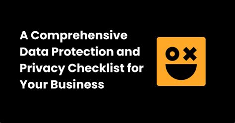 Data Protection And Privacy Checklist Checklistgg
