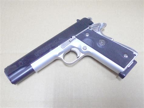 【傷や汚れあり】mgc・spg規格 旧型 モデルガンgm5系 Colt Government コルト ガバメント S70 ハーフシルバー