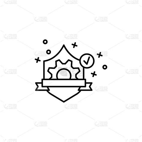 保证，防御，盾牌图标。元素的客户服务图标