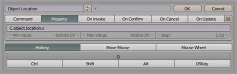 Modal Operator Editor — Pie Menu Editor 1188 Documentation
