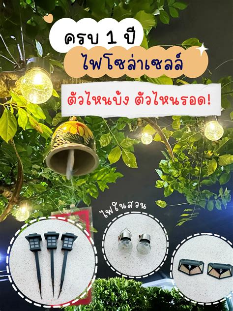 ครบ1ปี ไฟโซล่าเซล์ ในสวนข้างบ้าน แกลเลอรีที่โพสต์โดย บ้านนี้มีแมว