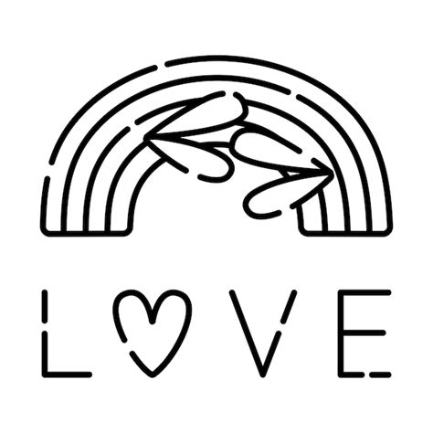 Premium Vector Kiss On The Background Of The Rainbow Lgbt Sign Vector