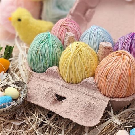 Easter Egg Boxes Of Yarn Folksy