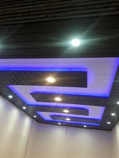Color Coated Designer PVC False Ceiling Thickness 7 Mm At Rs 90