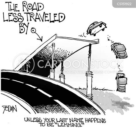 Road Less Travelled Cartoons And Comics Funny Pictures From Cartoonstock