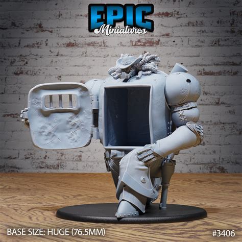 3d Printable Jail Construct Set Robber Headhunter Lawman Machine Enforcement Officer Robot