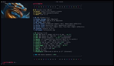 How To Fastfetch Easy Mode FAQ And Tutorials Garuda Linux Forum