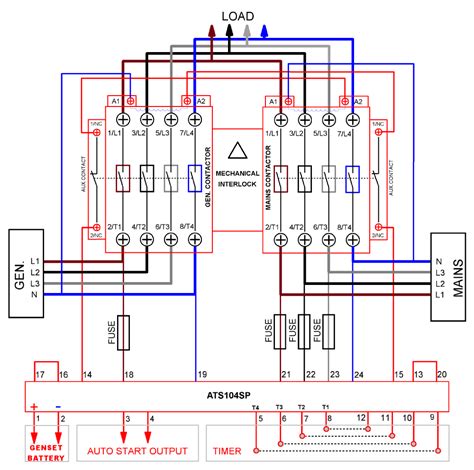 Automatic Changeover Switch Circuit Diagram Pdf