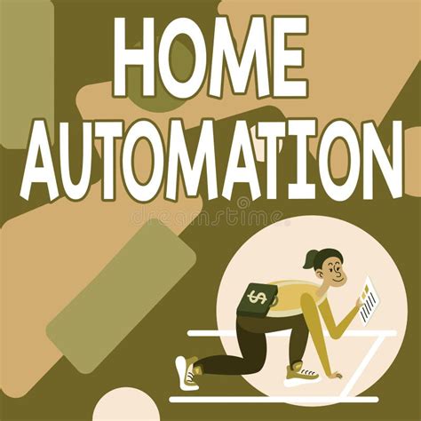 Conceptual Caption Home Automation Business Concept Home Solution That Enables Automating The
