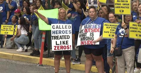 More Than 1700 Nurses On Strike At Robert Wood Johnson University