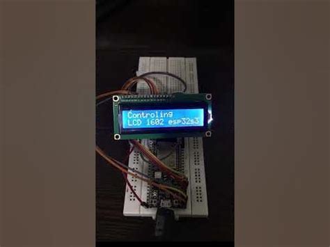 How to control 1602 LCD with #esp32 in esp-idf . #esp32project #iot ...