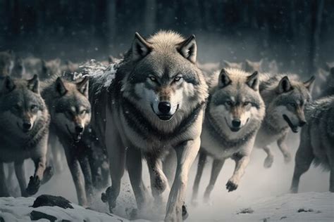 Wolf Pack Hunting