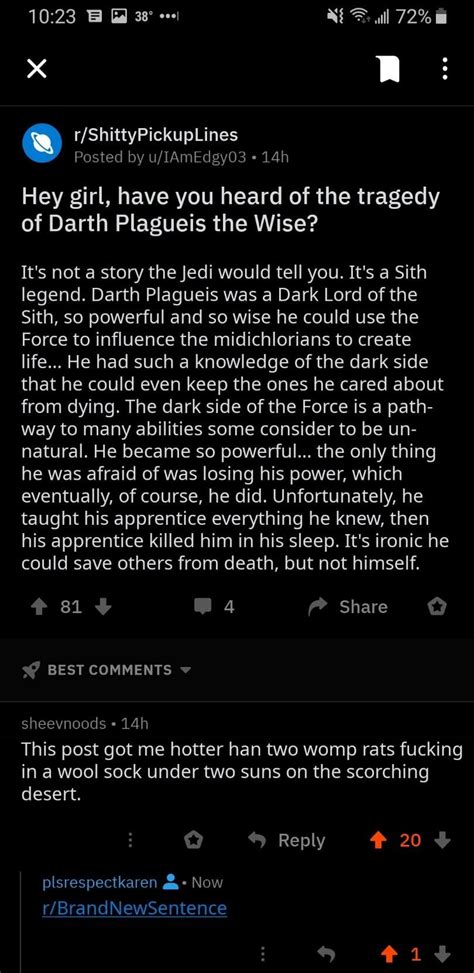 This Post Got Me Hotter Than Two Womp Rats Fucking In A Wool Sock Under Two Suns On The