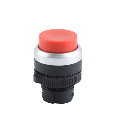 La115 5 H High Quality Round Momentary Plastic Red Extended Push Button