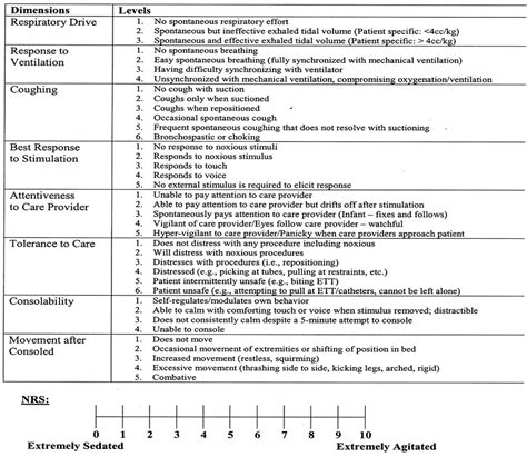 State Behavioral Scale A Sedation Assessment Instrument For