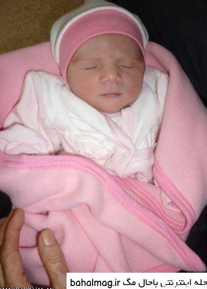 عکس بچه تازه به دنیا اومده