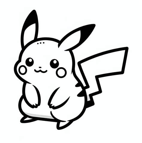 Fat Pikachu Coloring Page Download Print Or Color Online For Free