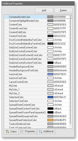 Skin Editor UI VCL DevExpress Documentation