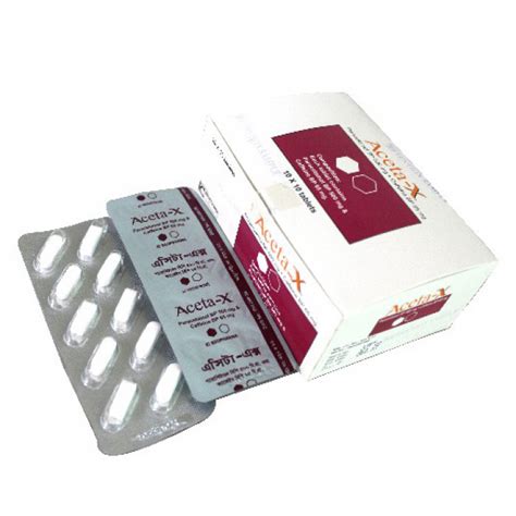 Aceta X Paracetamol Caffeine 500mg 65mg