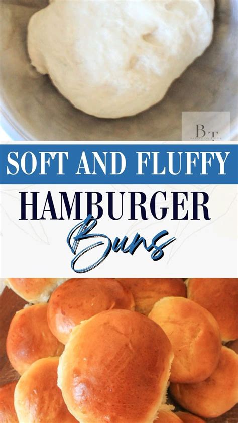 Soft And Fluffy Hamburger Buns
