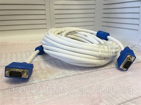 Кабель Шнур Vga Vga 10 метрив шнур для монітора Vga кабель перехідник