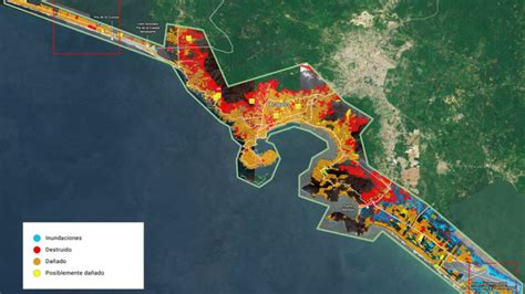Destrucción de Otis en Acapulco revelada por imágenes satelitales