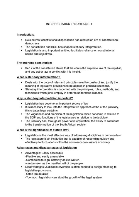 interpretation theory class notes interpretation theory unit 1