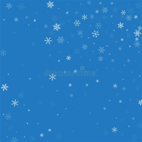 Sparse Snowfall Stock Vector Illustration Of Cover