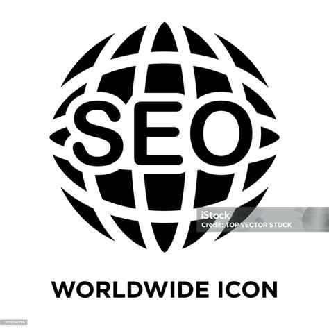 전세계 아이콘 벡터에 고립 된 흰색 배경 전세계의 로고 개념에 투명 한 배경 검은 채워진된 기호 서명 0명에 대한 스톡 벡터