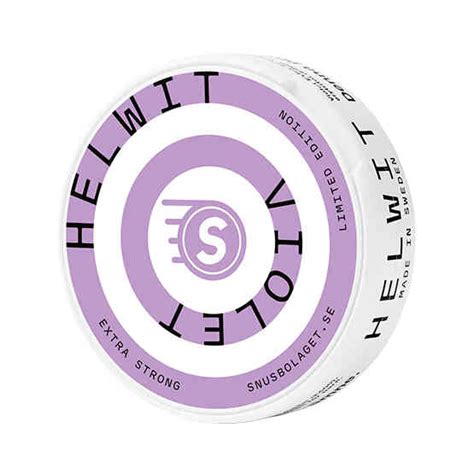 Helwit Violet Extra Strong White Pouch