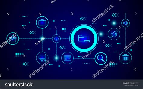 Deleting Folder Icon Web Set Stock Illustration 1361920991 Shutterstock