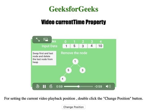 Html Video Currenttime用法及代码示例 纯净天空