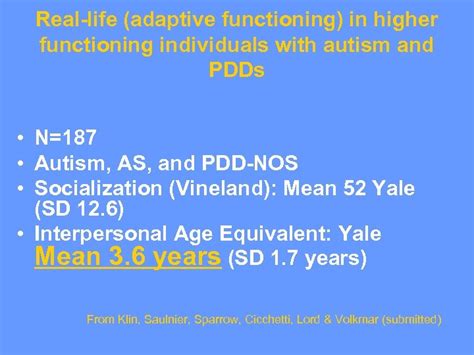 Profiles Of Adaptive Functioning Autism Spectrum Disorders Mental Profiles Of Adaptive Functioning Autism Spectrum Disorders Mental