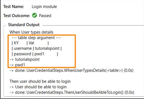 Specflow Table Conversion To Dictionary
