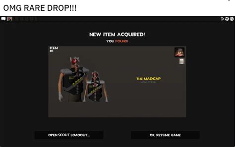 OMG RARE DROP Madcap TF Know Your Meme