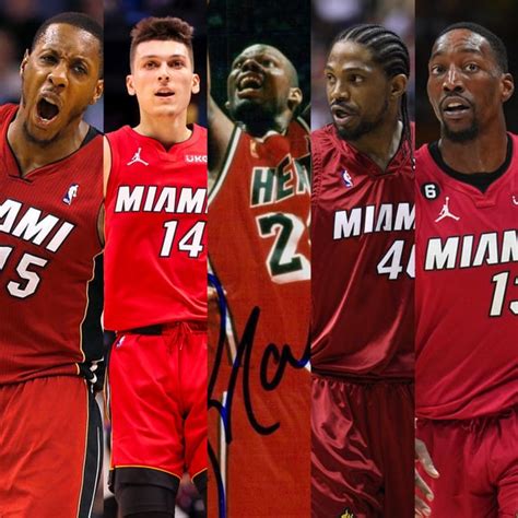 Miami Heat All Time Starting Lineups Rheat